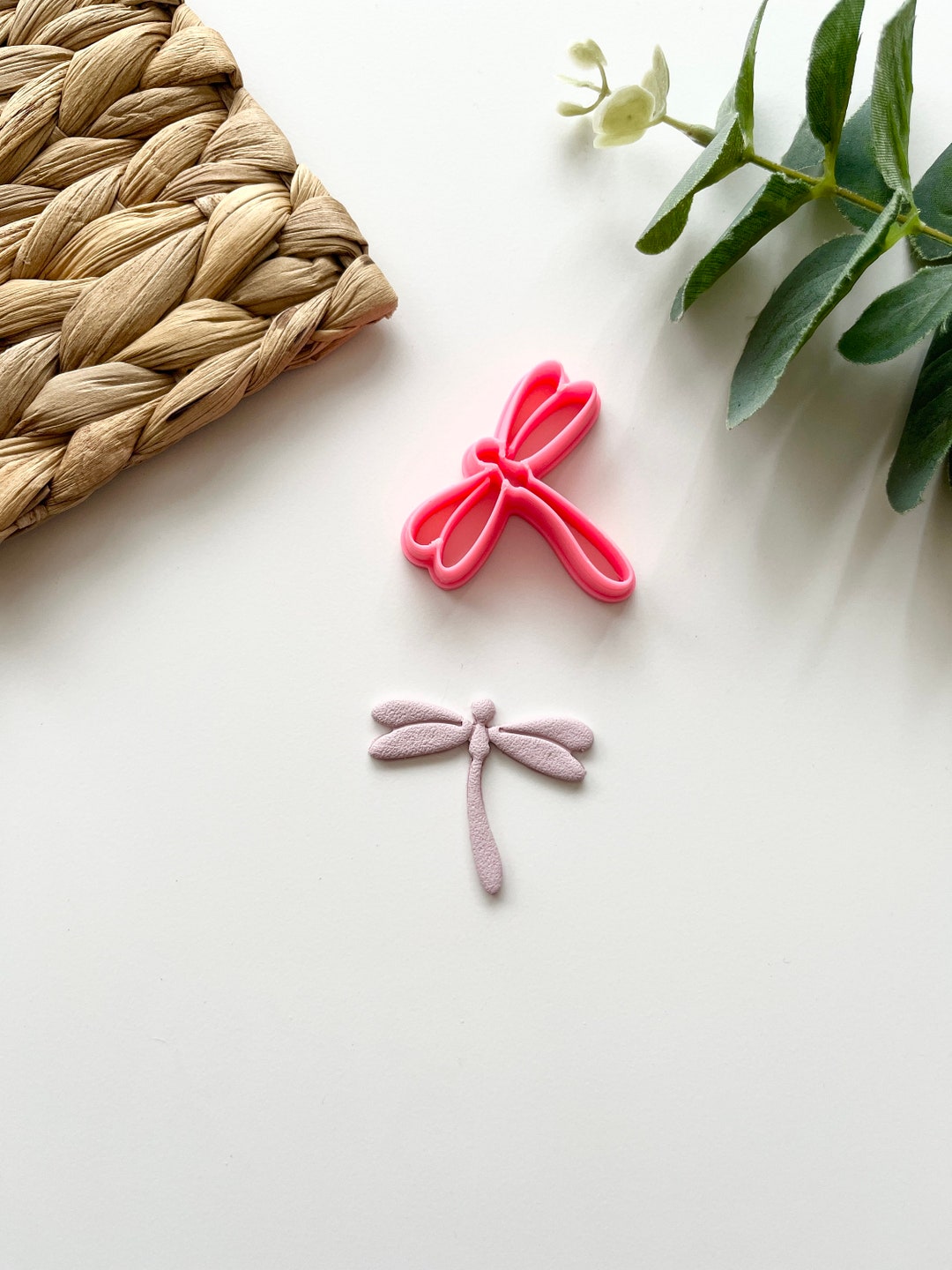 Dragonfly #1 Polymer Clay Embossed Cutter for Earring Making (summer ...