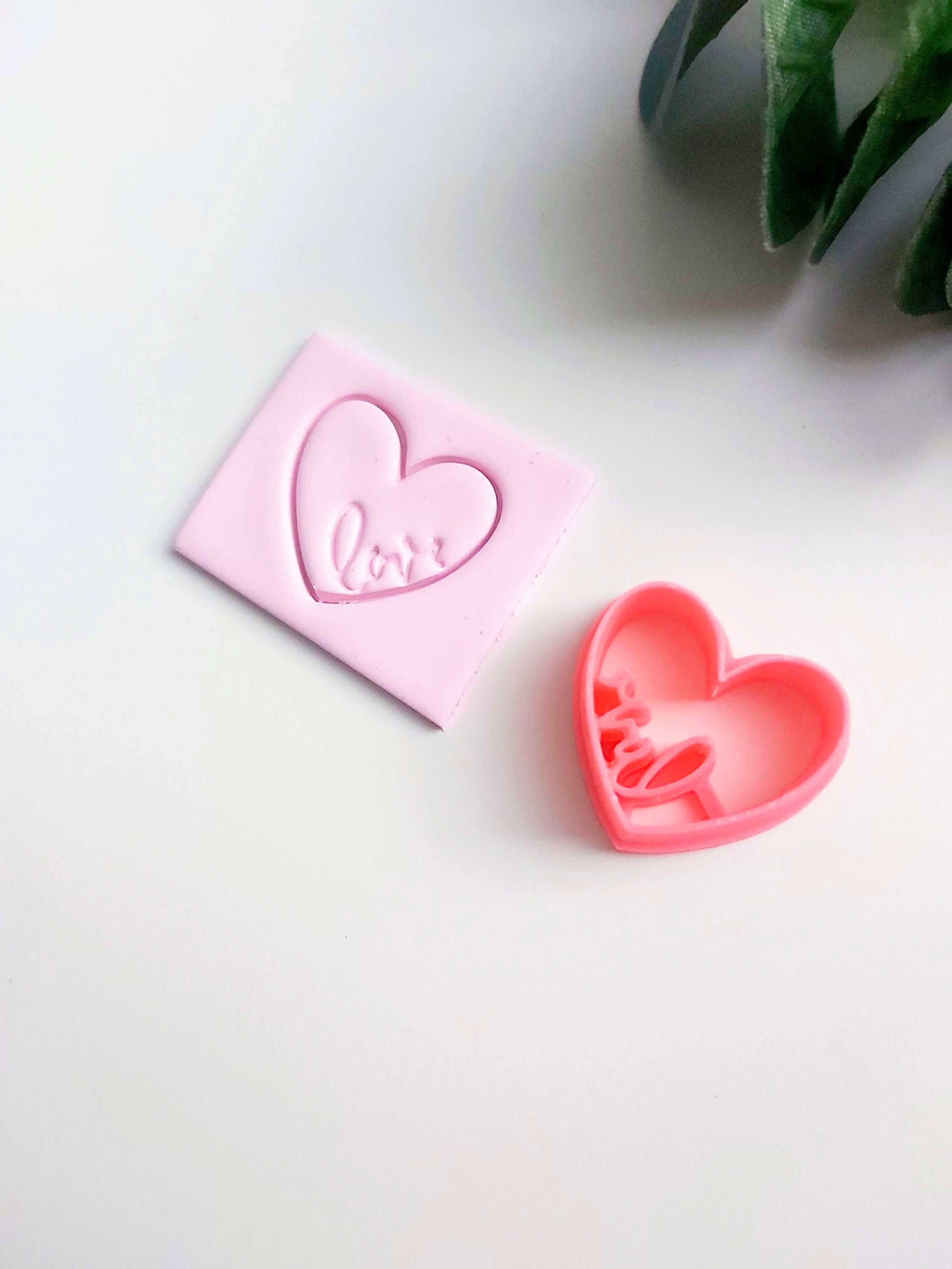 Love Heart Clay Cutter: Polymer Clay Earring Jewelry Tool - Etsy