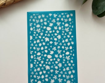 Sunflower Silk Screen / Polymer Clay Tools / Earring Making / Hand ...