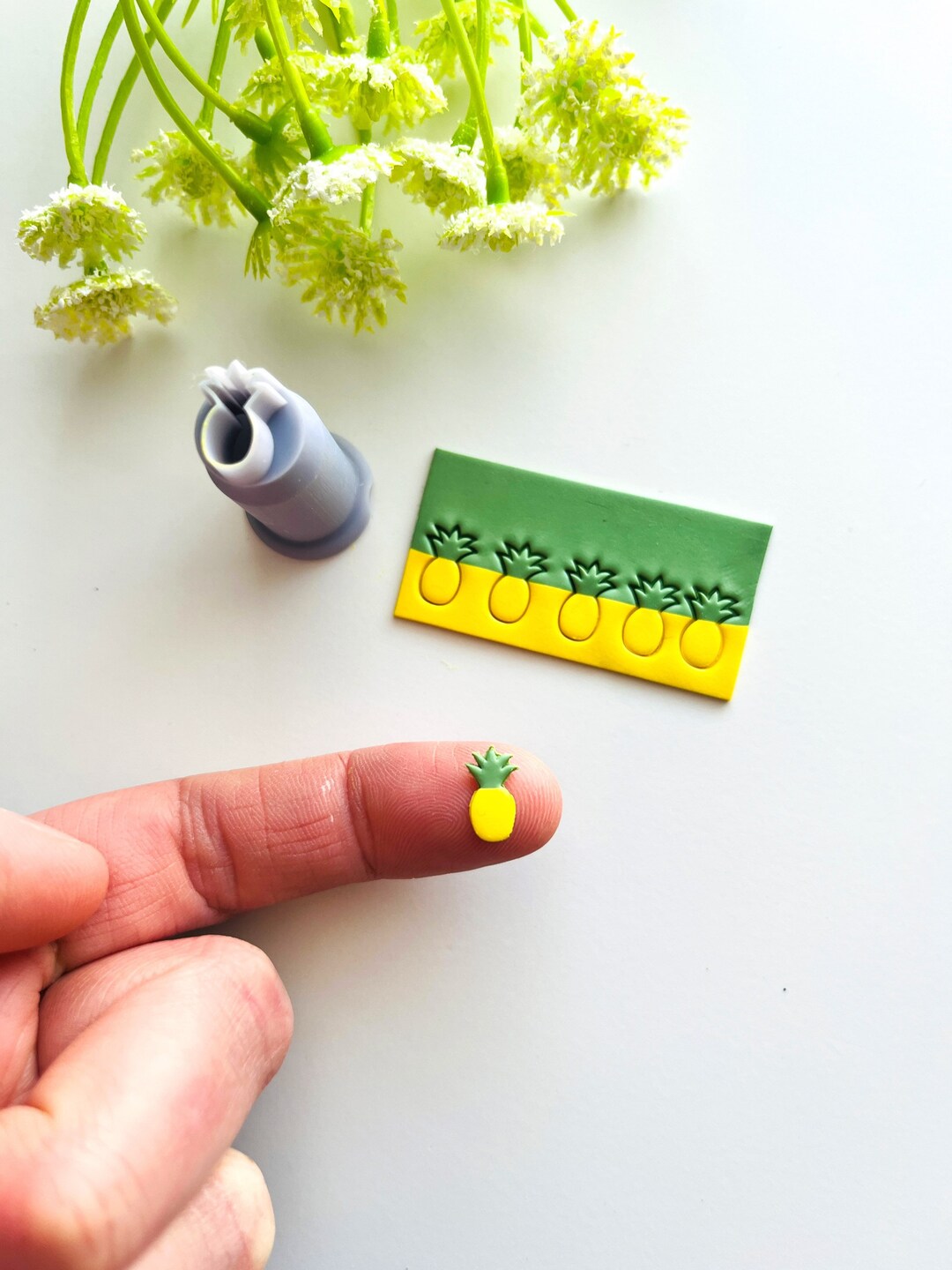 Pineapple Mini Clay Cutter: Polymer Clay Earring Tool - Etsy