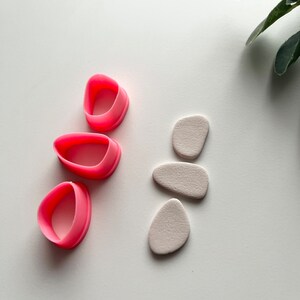 Pebble Trio Set #1 Polymer Clay Shape Cutters ⎥ Earring Making ...