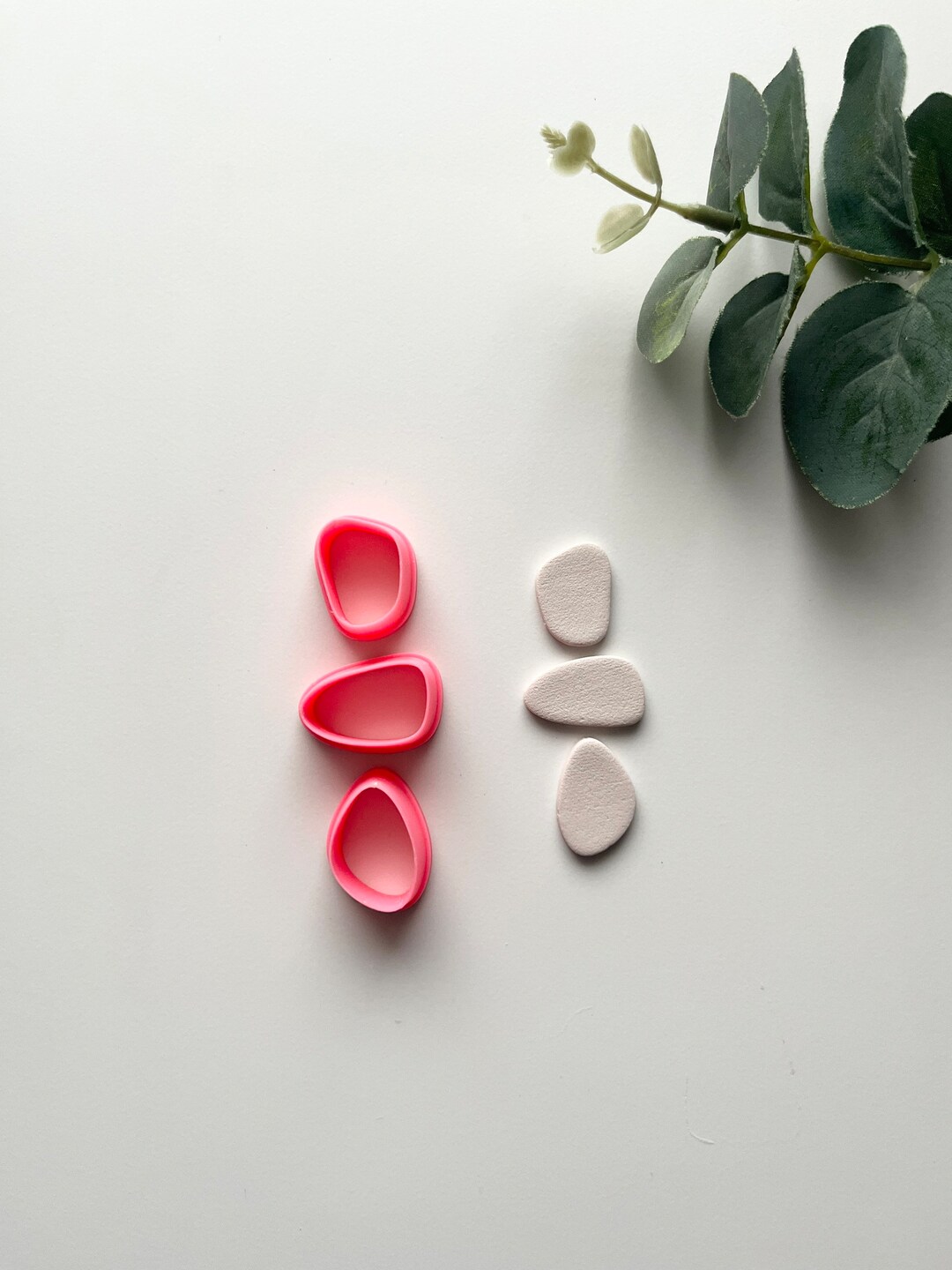 Pebble Trio Set #1 Polymer Clay Shape Cutters ⎥ Earring Making ...