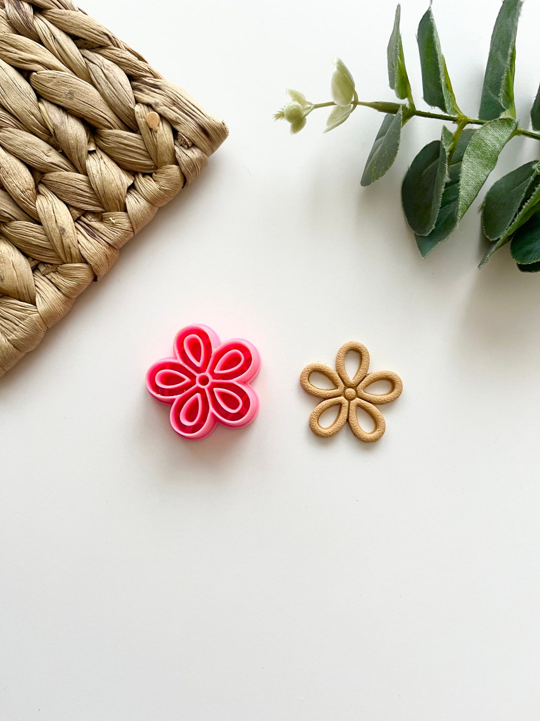 Flower With Cutout Clay Cutter/ Polymer Clay Tools / Jewellery Tools ...