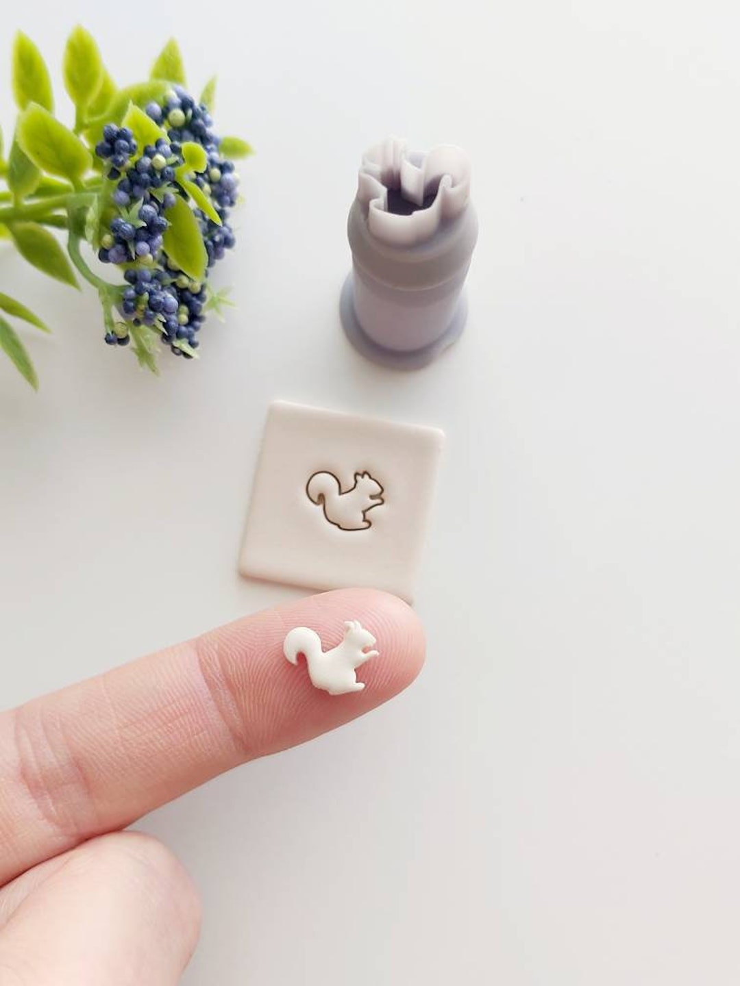 Squirrel Mini Clay Cutter: Polymer Clay Earring Tool - Etsy