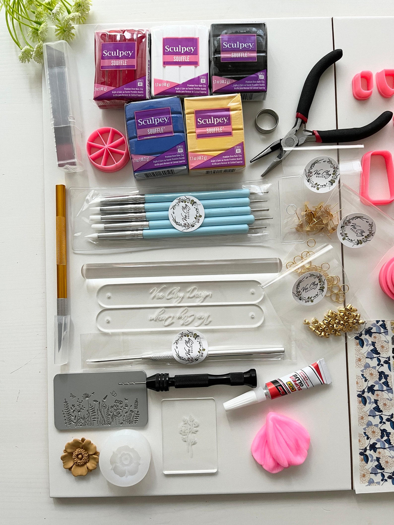 Ultimate Clay Starter Kit by Veeclaydesign -- Polymer Clay Cutters ...