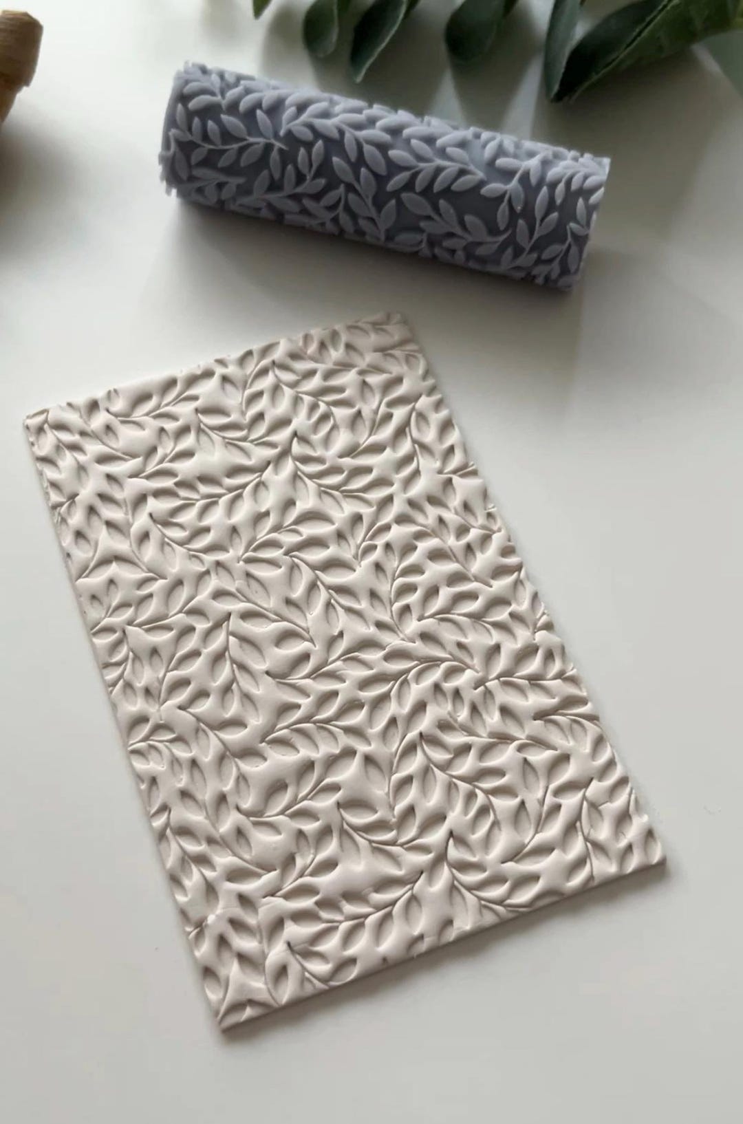 Leaves Debossed Texture Roller⎥polymer Clay Tools⎥hand Roller⎥clay ...