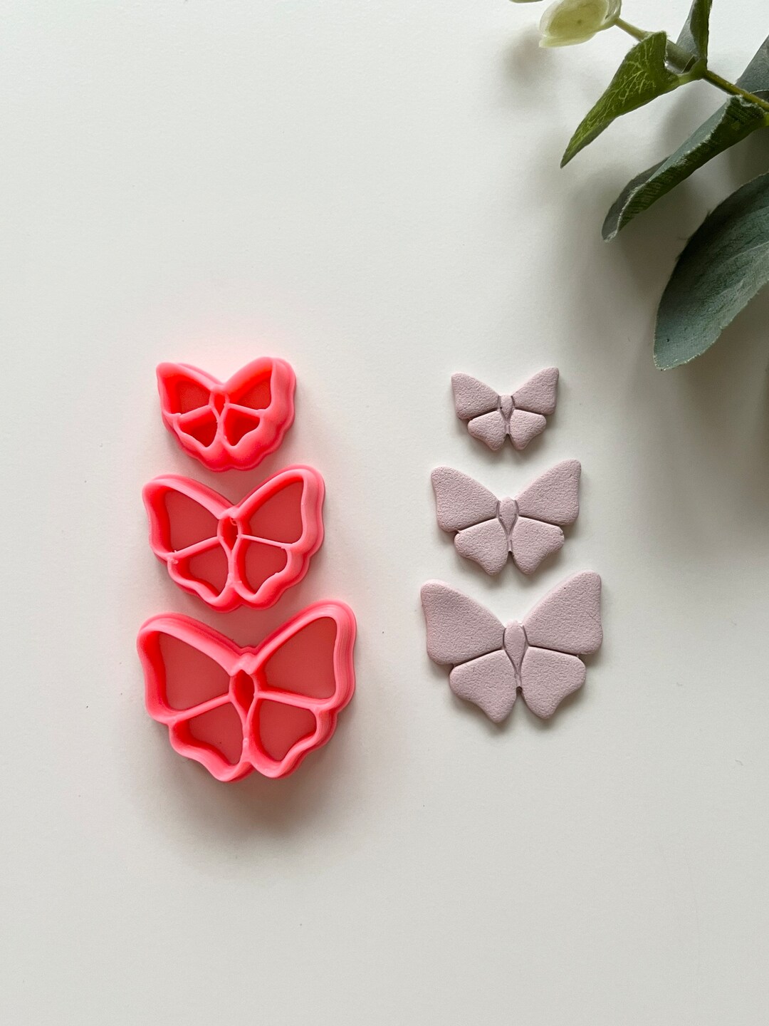 Butterfly Clay Cutters: 3 Sizes Polymer Clay Earring Jewelry Tools - Etsy