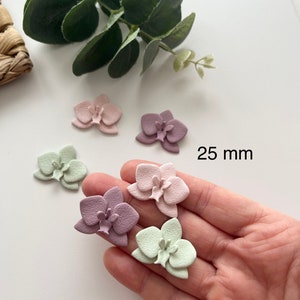 Orchid Flower 3 Part Clay Cutter / Polymer Clay Tools / Jewellery Tools ...
