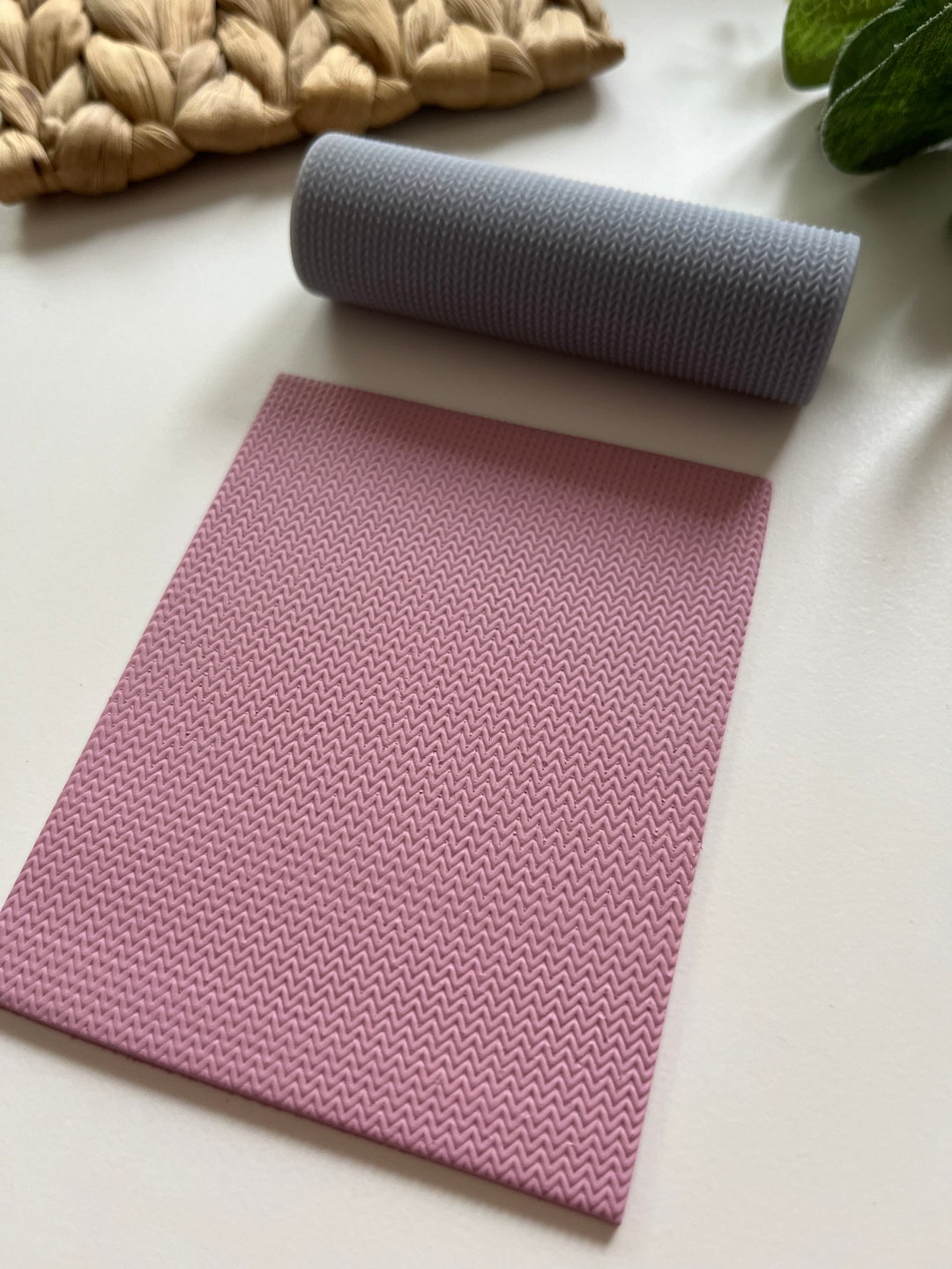 Mini Knitted Texture Roller⎥polymer Clay Tools⎥hand Roller⎥clay Texture ...