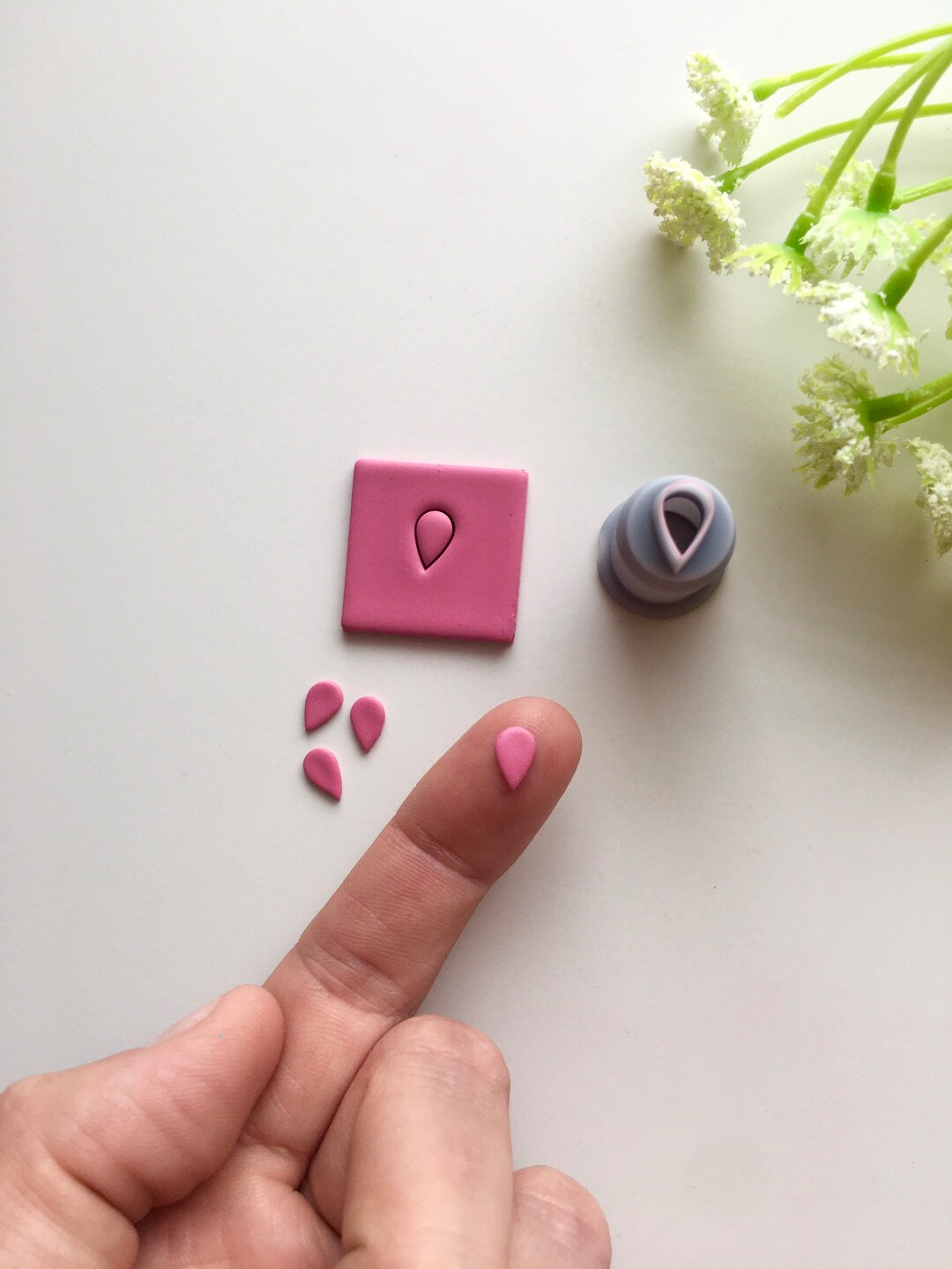 Daisy Flower Petal Mini Clay Cutter: Polymer Clay Earring Tool - Etsy