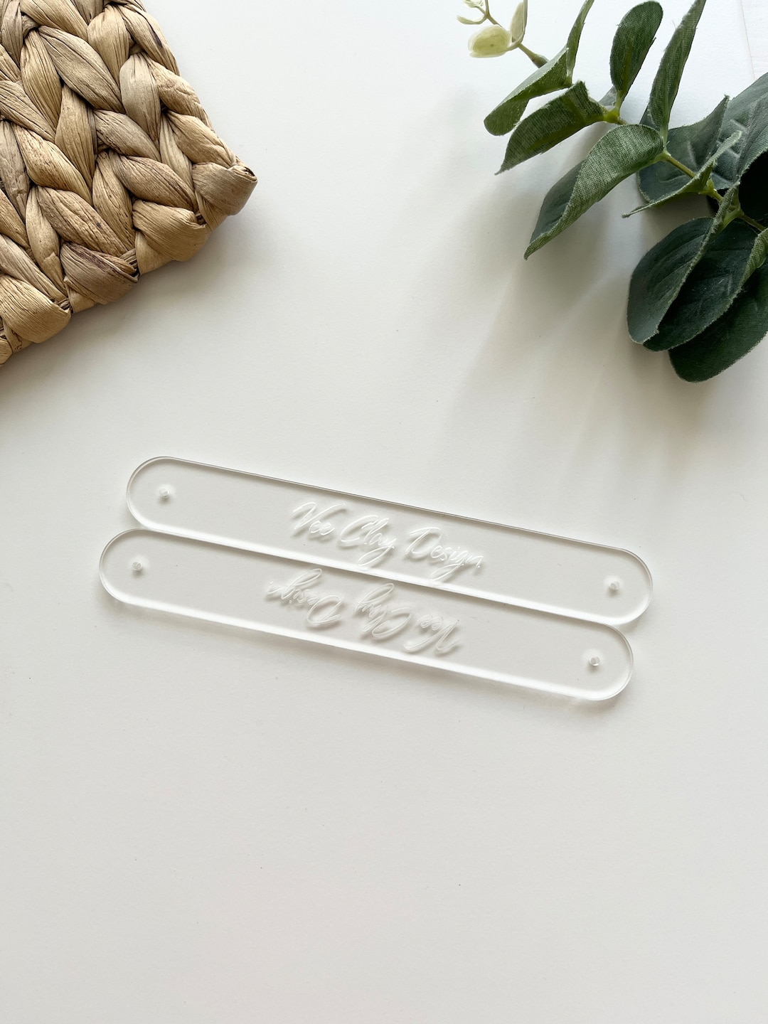 Depth Guide + Earring Try on Stick (2pcs) + Custom Design / Polymer ...