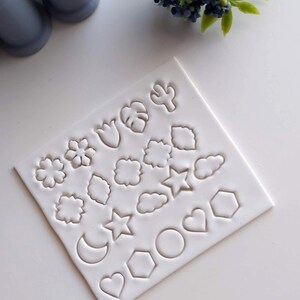 Moon Star & Cloud Set of 3 Mini Clay Cutter / Polymer Clay Cutters ...