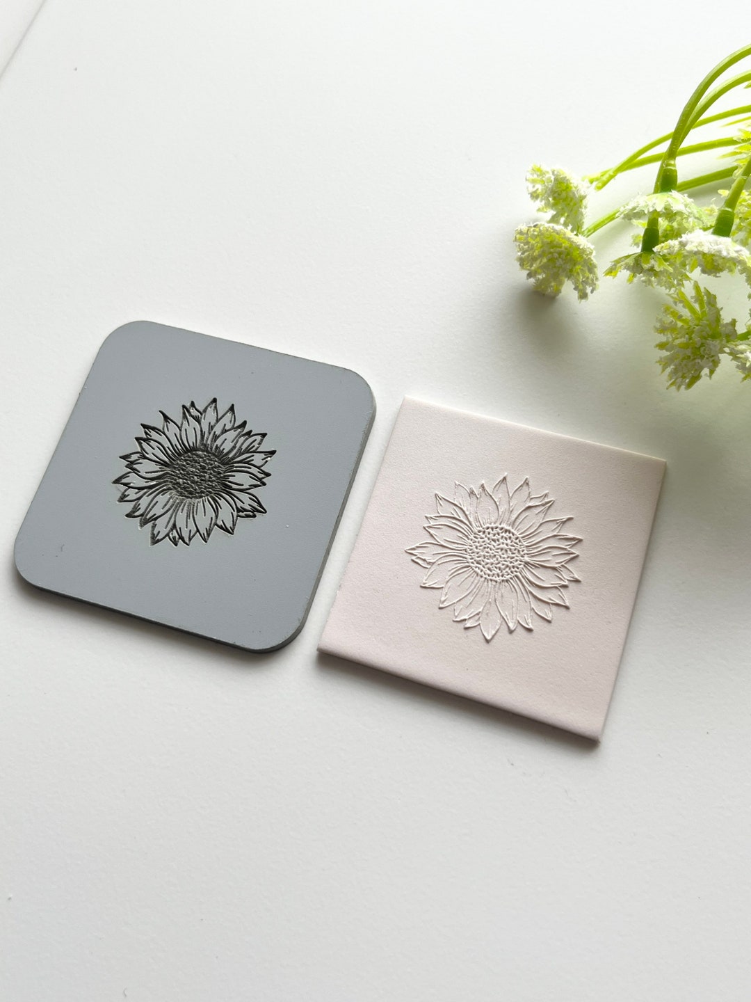 Sunflower Texture Mat⎥polymer Clay Tools⎥earring Making⎥hand Roller ...