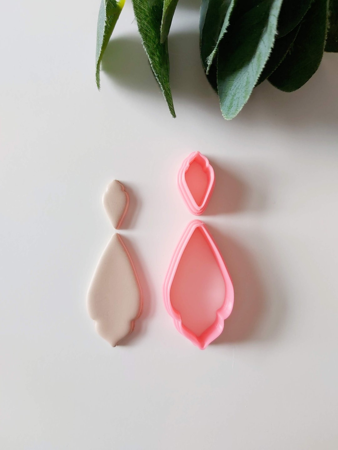 Tear Drop Nr 3 Cutter Set of 2 Cutters / Polymer Clay Tools / Jewellery ...