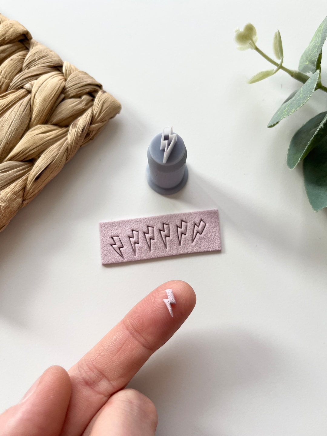 Lightning Bolt Mini Clay Cutter / Polymer Clay Cutters / Micro Cutters ...