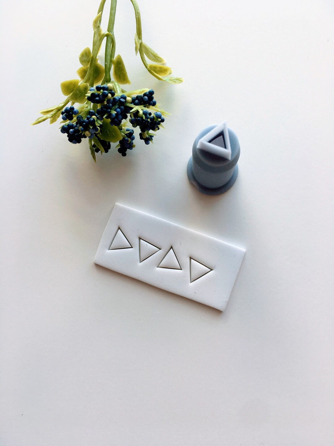 Triangle 8mm Mini Clay Cutter / Polymer Clay Cutters / Micro Cutters ...