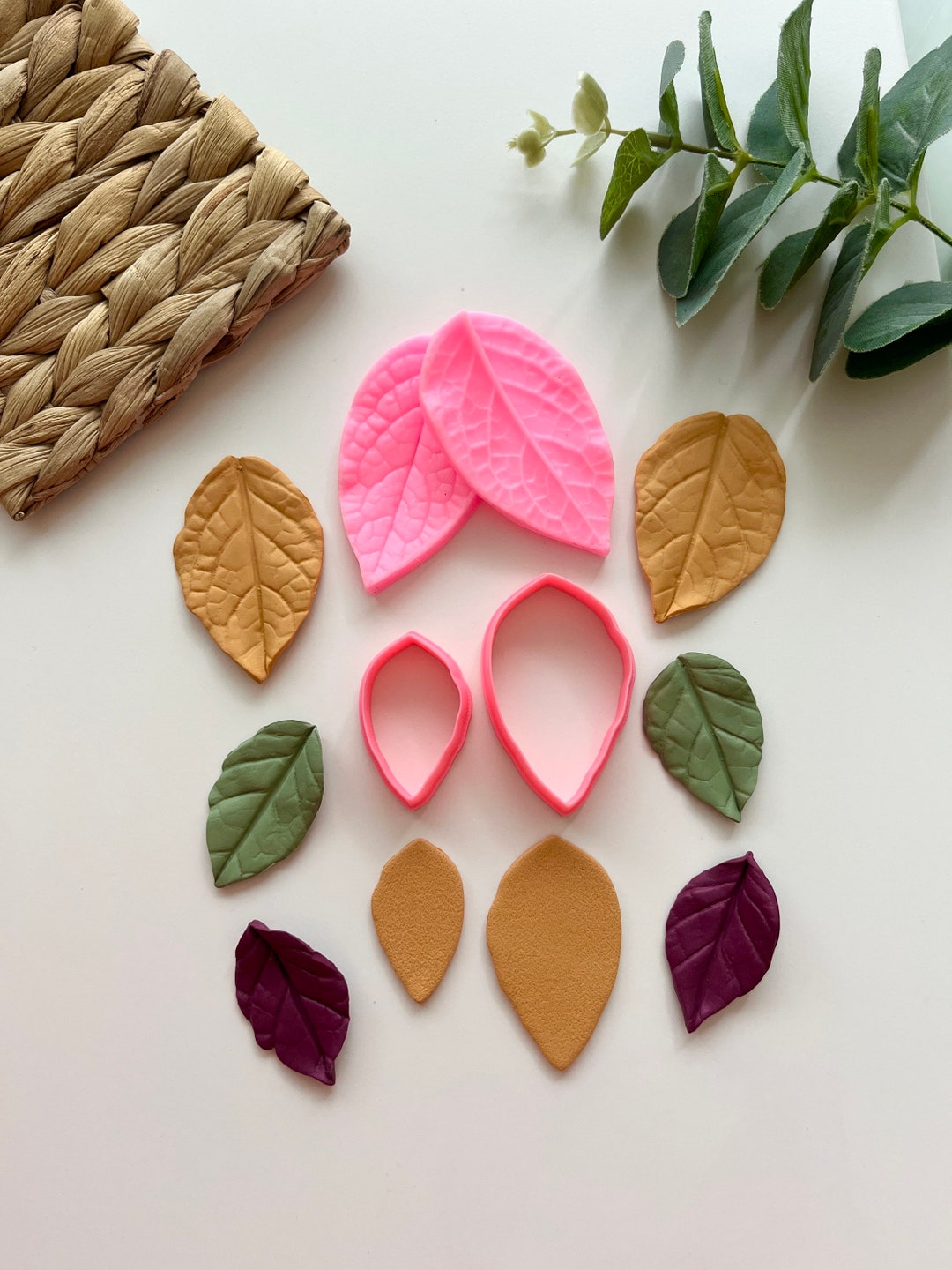 Autumn Leaf Press: Polymer Clay Cutters & Molds for Earrings - Etsy