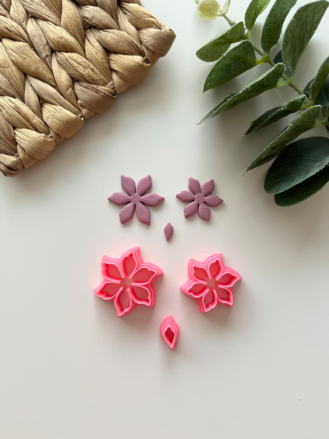 3D Flower Builder Set Polymer Clay Cutters / Jewellery Tools / Earring ...