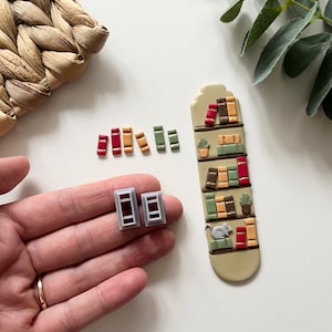 Bookshelf Decorations - Polymer Clay Tools - Earring Making - Jewellery ...