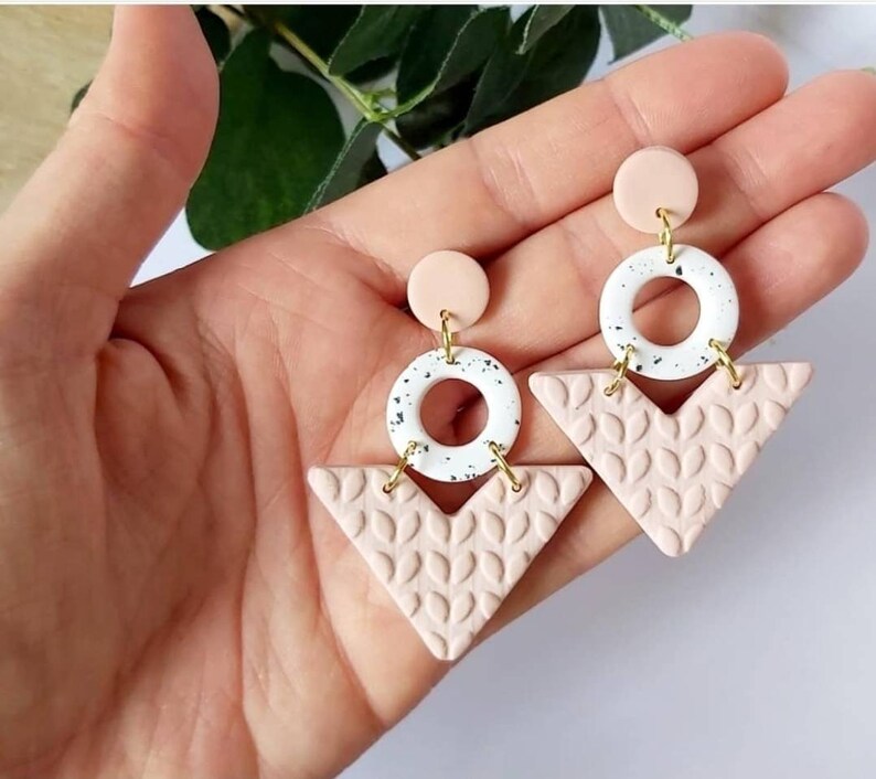 Chevron Polymer Clay Shape Cutter 45mm Width Earring Making - Etsy