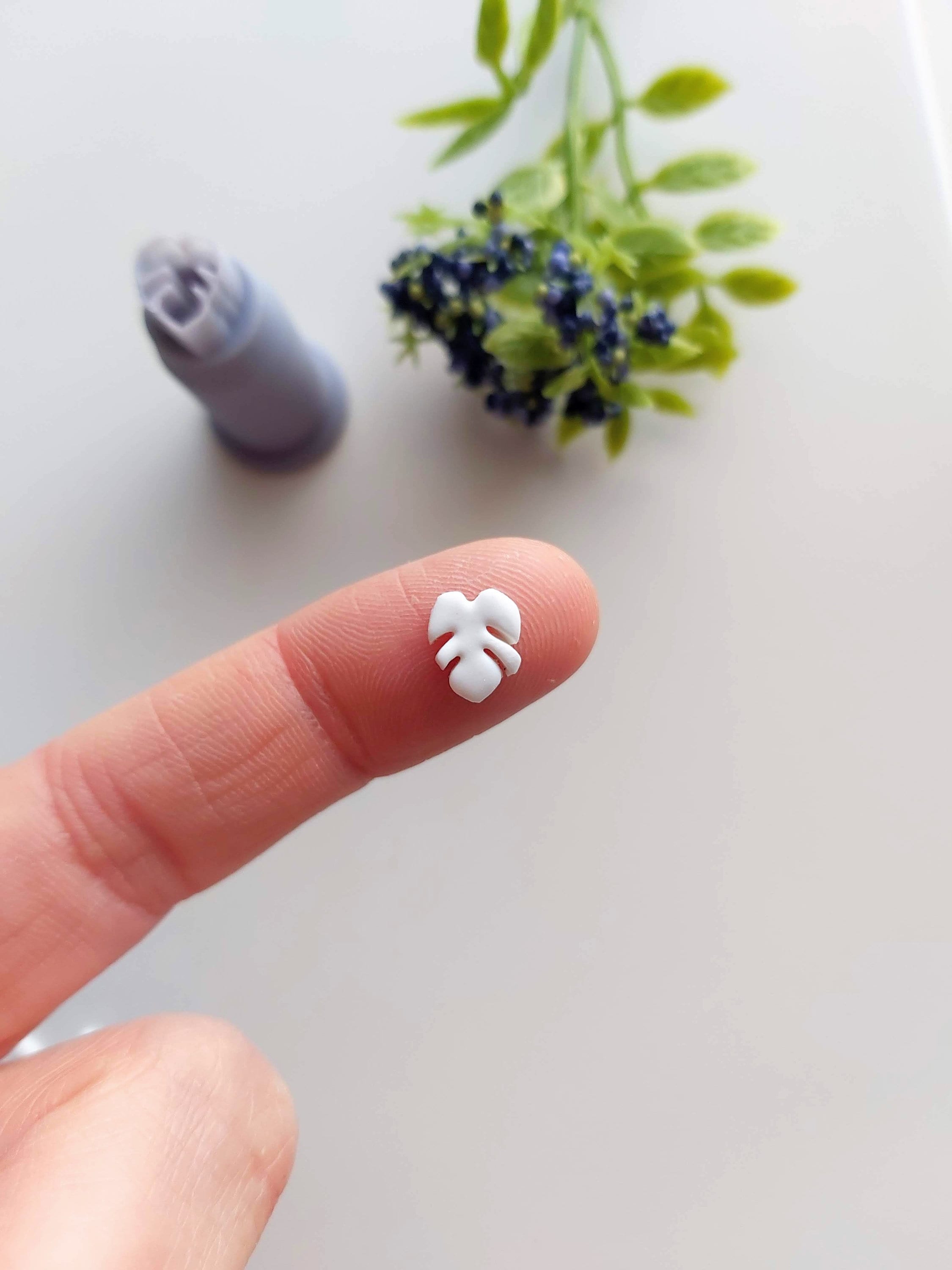 Monstera Leaf Mini Clay Cutter / Polymer Clay Cutters / Micro | Etsy