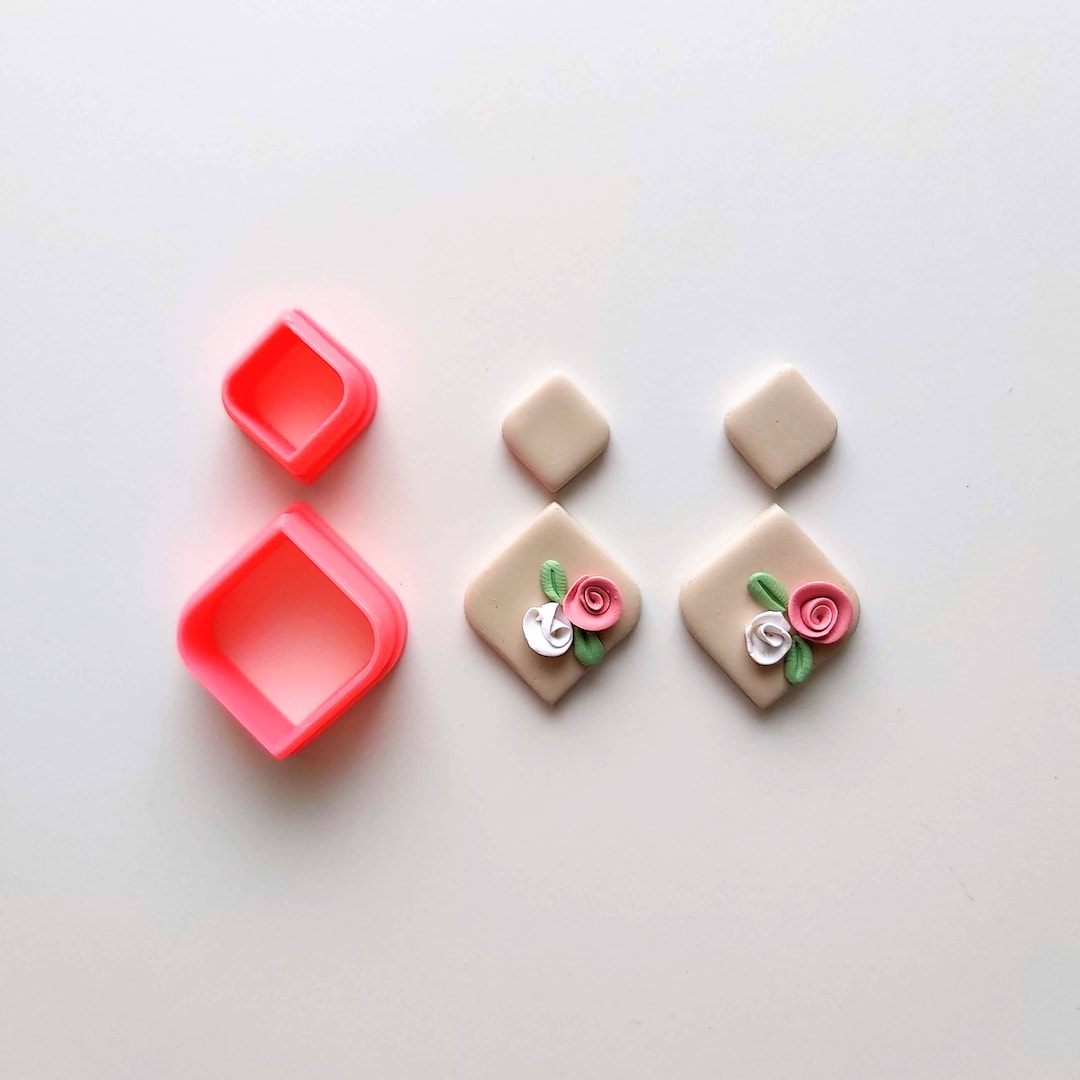 Diamond Polymer Clay Cutters: Jewelry & Earring Making Tools - Etsy
