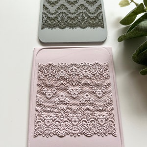 Lace Texture Mat⎥polymer Clay Tools⎥earring Making⎥hand Roller⎥clay ...