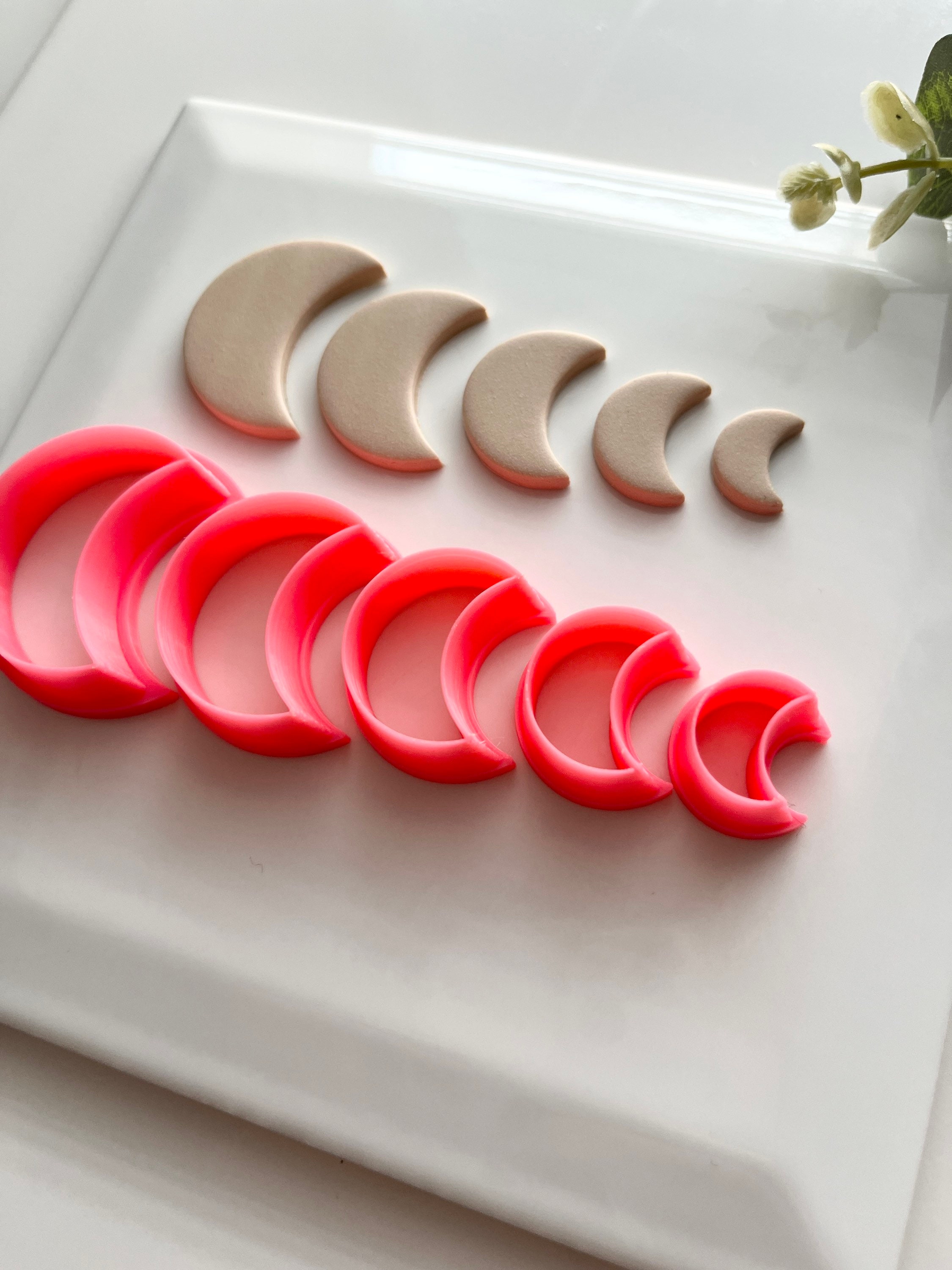 Half Moon Cutter 35mm 30mm 25mm 20mm 15mm / Polymer Clay - Etsy