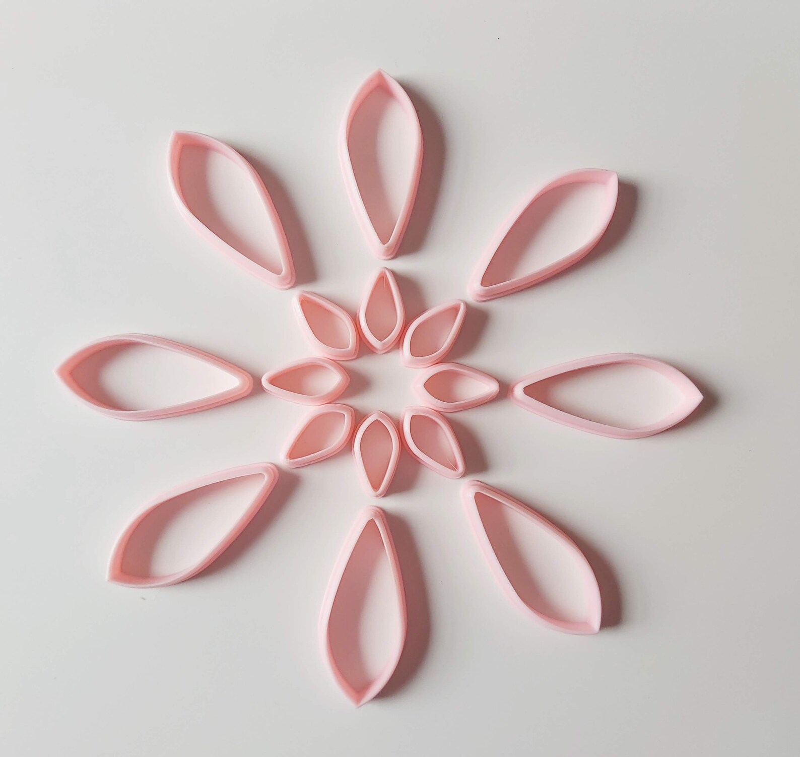 Tear Drop Nr1 Clay Cutter Set of 2 Cutters / Polymer Clay - Etsy UK