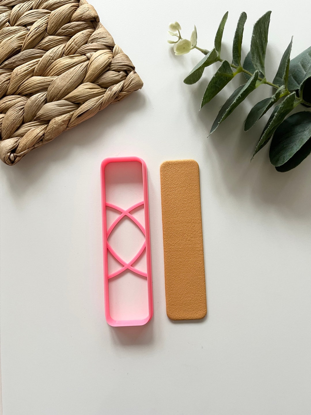 Rounded Rectangle Bookmark Polymer Clay Cutter - Veeclaydesign Shop - Etsy