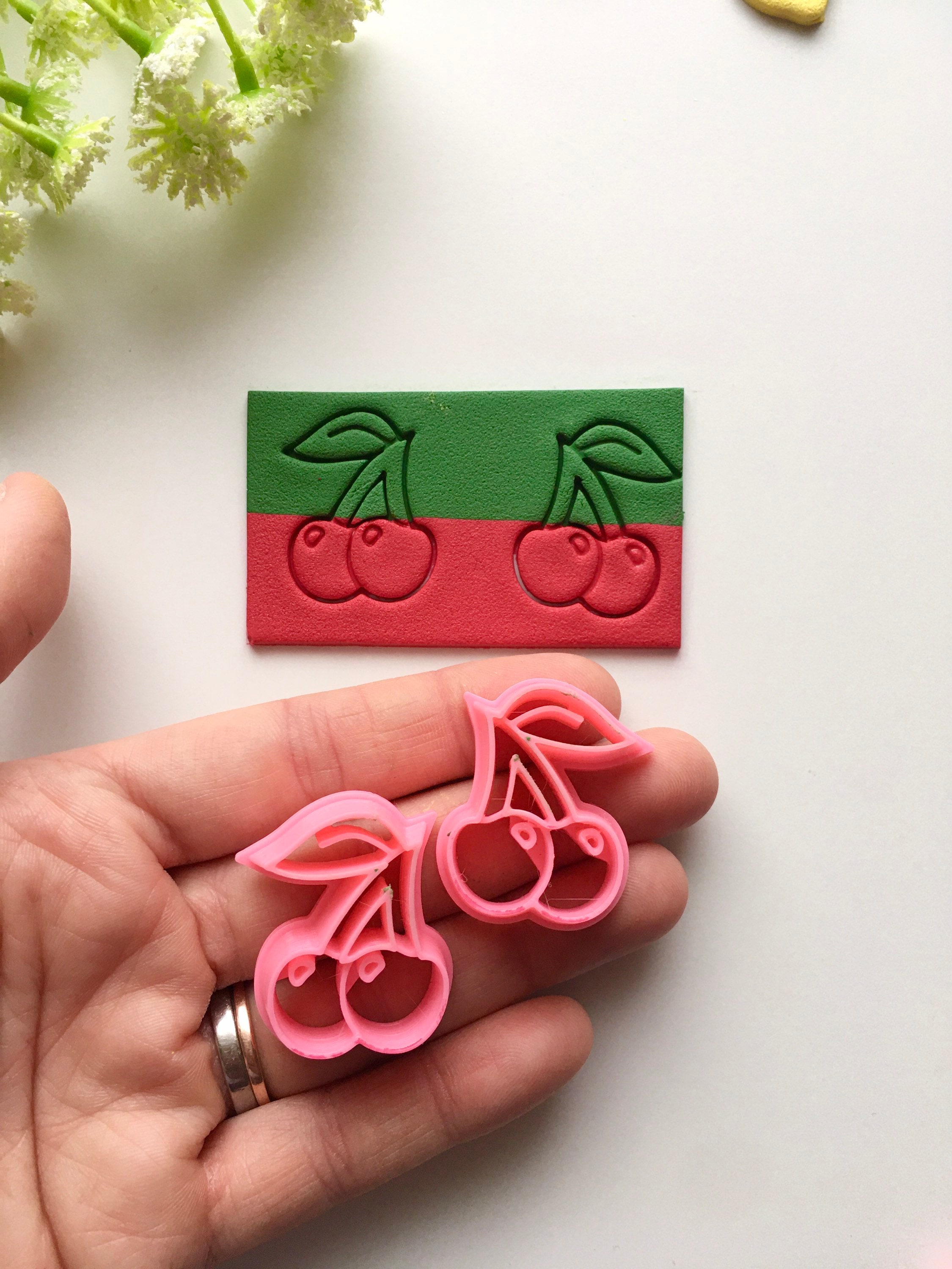 Cherry Fruit Cutter / Polymer Clay Tools / Jewellery Tools / - Etsy