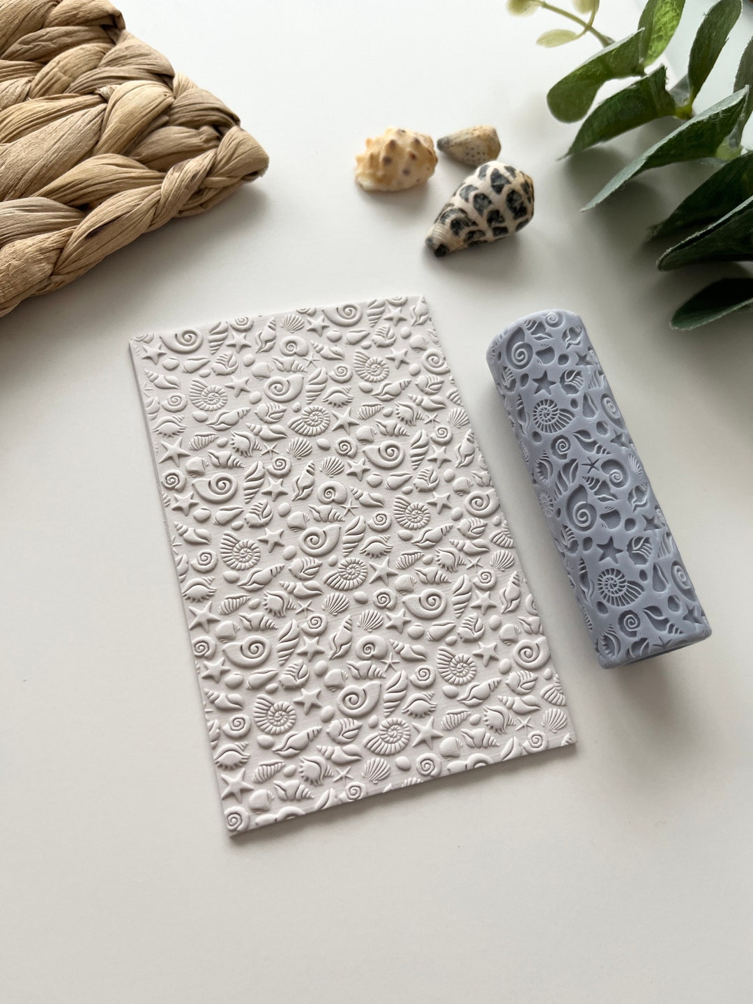 Sea Life Texture Roller⎥polymer Clay Tools⎥hand Roller⎥clay Texture ...