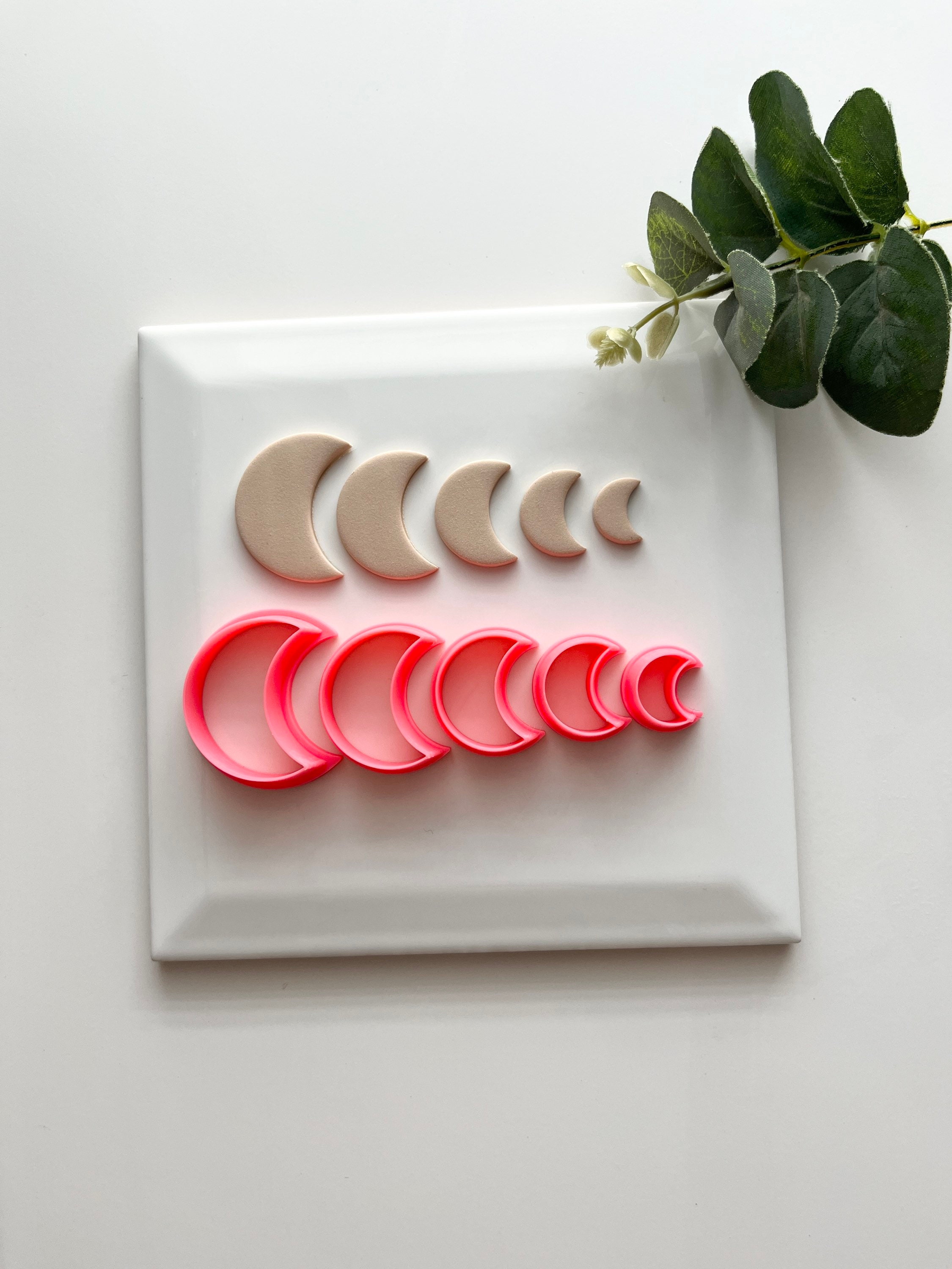 Half Moon Cutter 35mm 30mm 25mm 20mm 15mm / Polymer Clay - Etsy