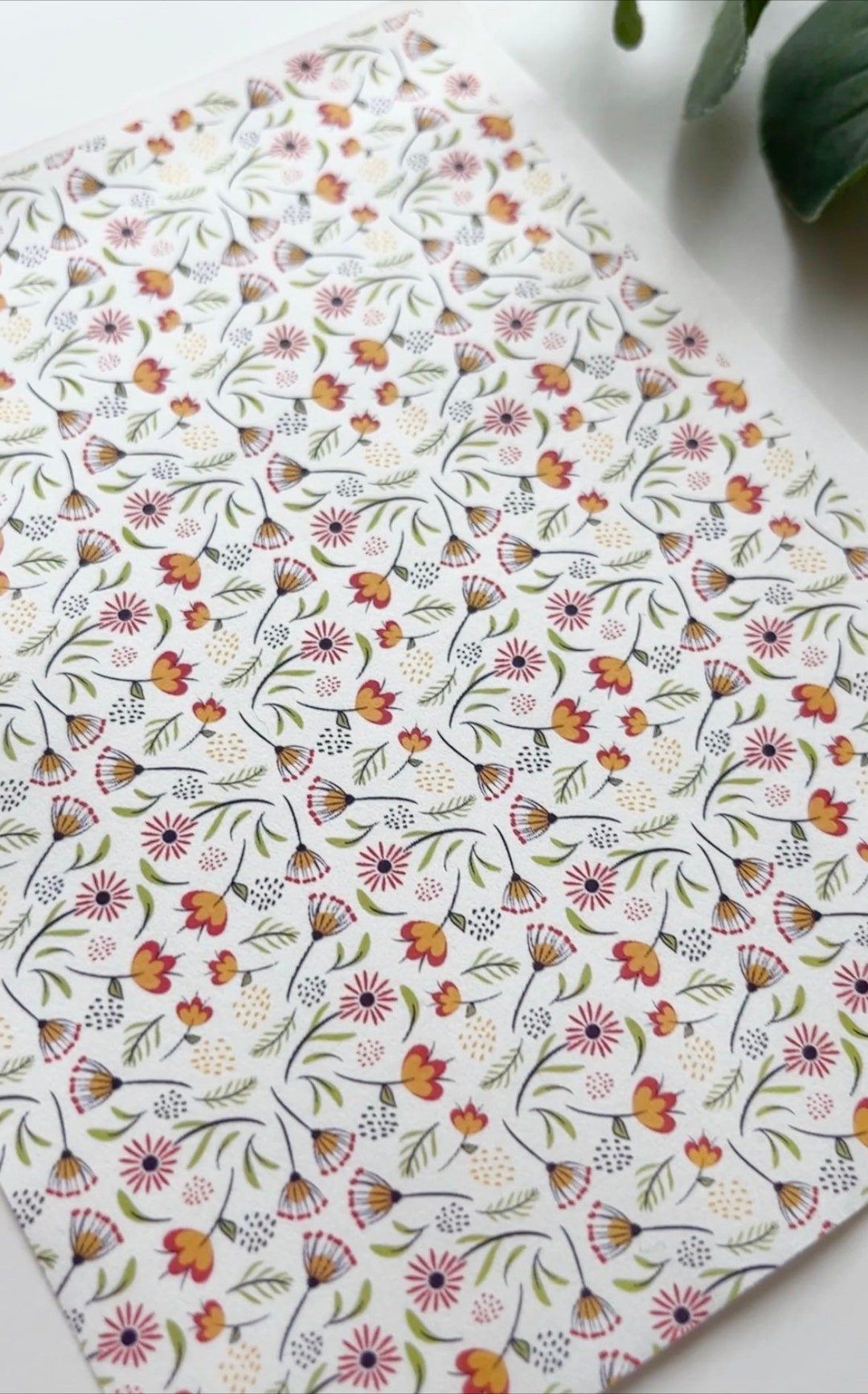 Wild Flower Meadow Image Transfer Paper: Polymer Clay Jewelry (1 Sheet ...
