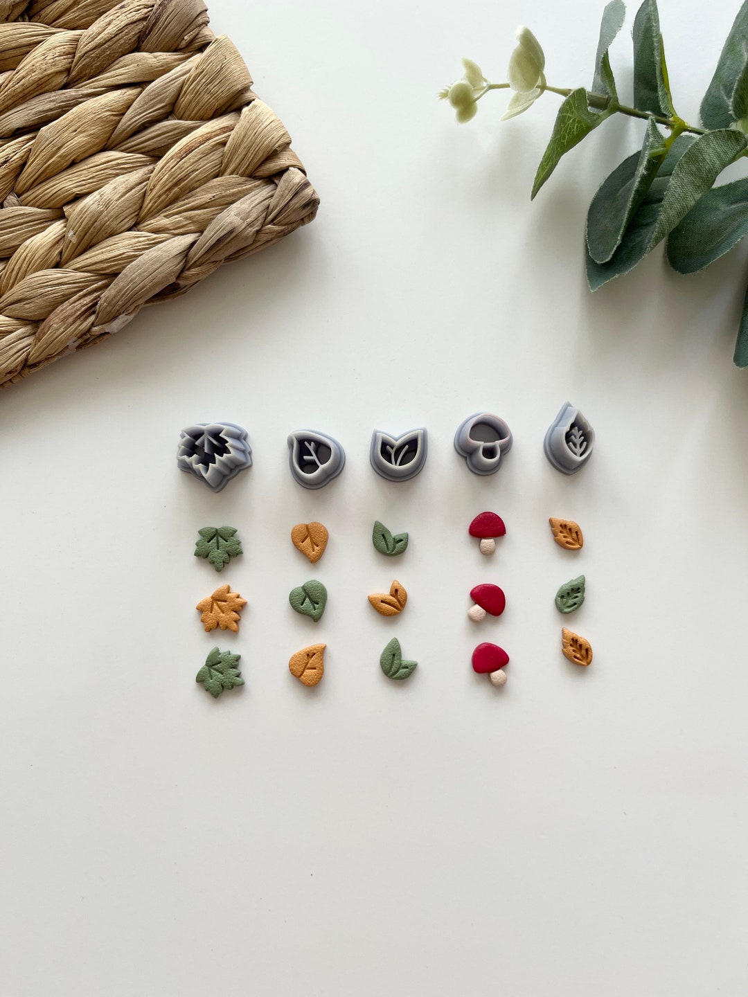Autumn Essentials Set of 5 Mini Clay Cutter / Polymer Clay Cutters ...