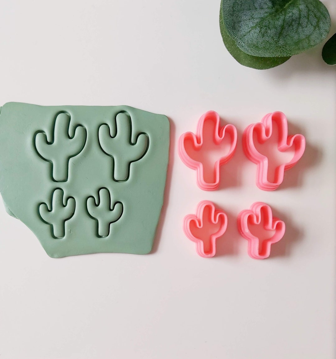 Cactus Clay Cutters: Polymer Clay Earring Jewelry Tools - Etsy