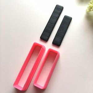 Rectangle Thin Long Huggies Cutter/ Spring Flower Cutters / Polymer ...