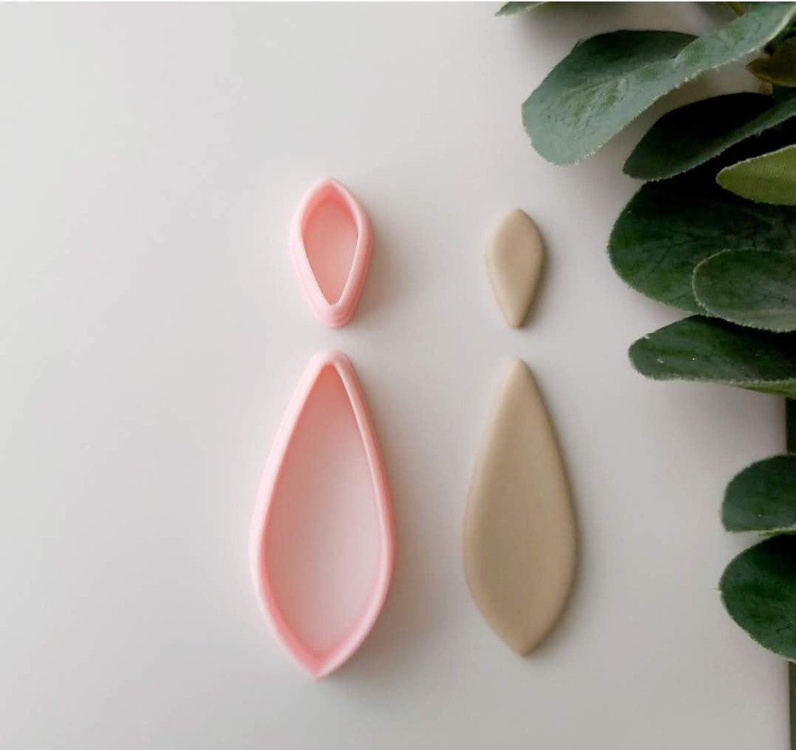 Tear Drop Nr1 Clay Cutter Set of 2 Cutters / Polymer Clay - Etsy UK