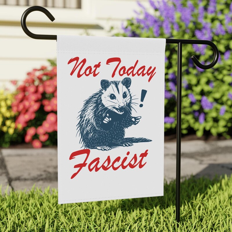 No Fascism Yard Sign - Etsy