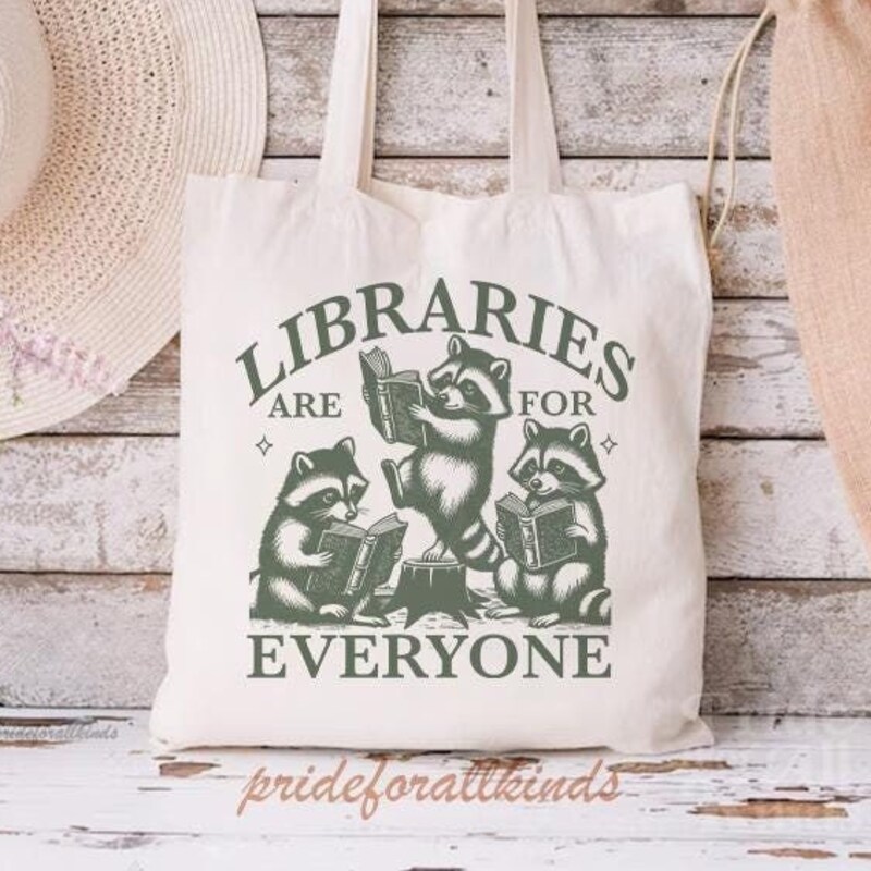 Library Tote Bag - Etsy