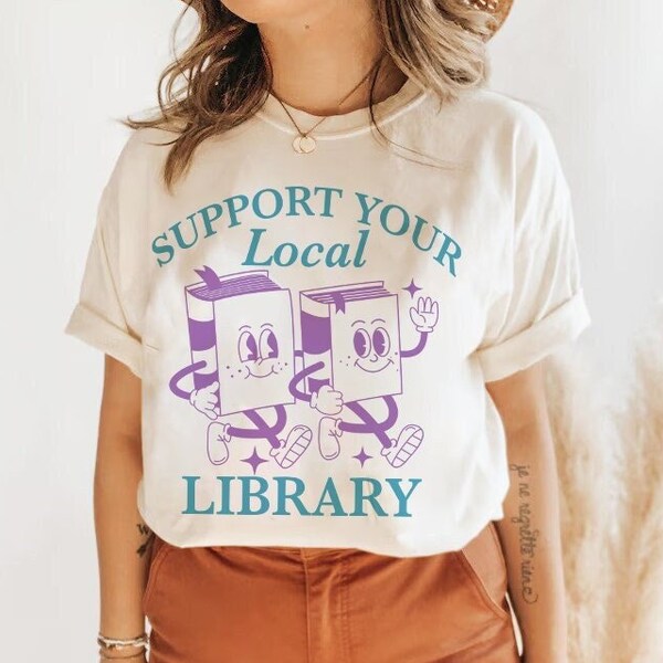 Library Shirt - Etsy
