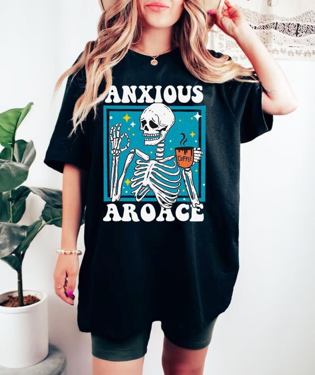 Anxious Aroace Shirt Aroace Pride T-shirt Aromantic Asexual Pride Lgbtq ...
