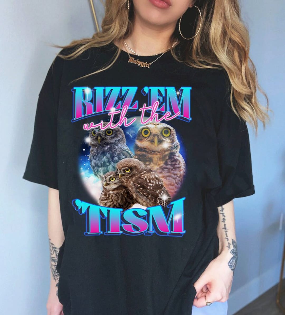 Rizz Em With the Tism Shirt | Funny Autism Shirt | Autism Awareness ...