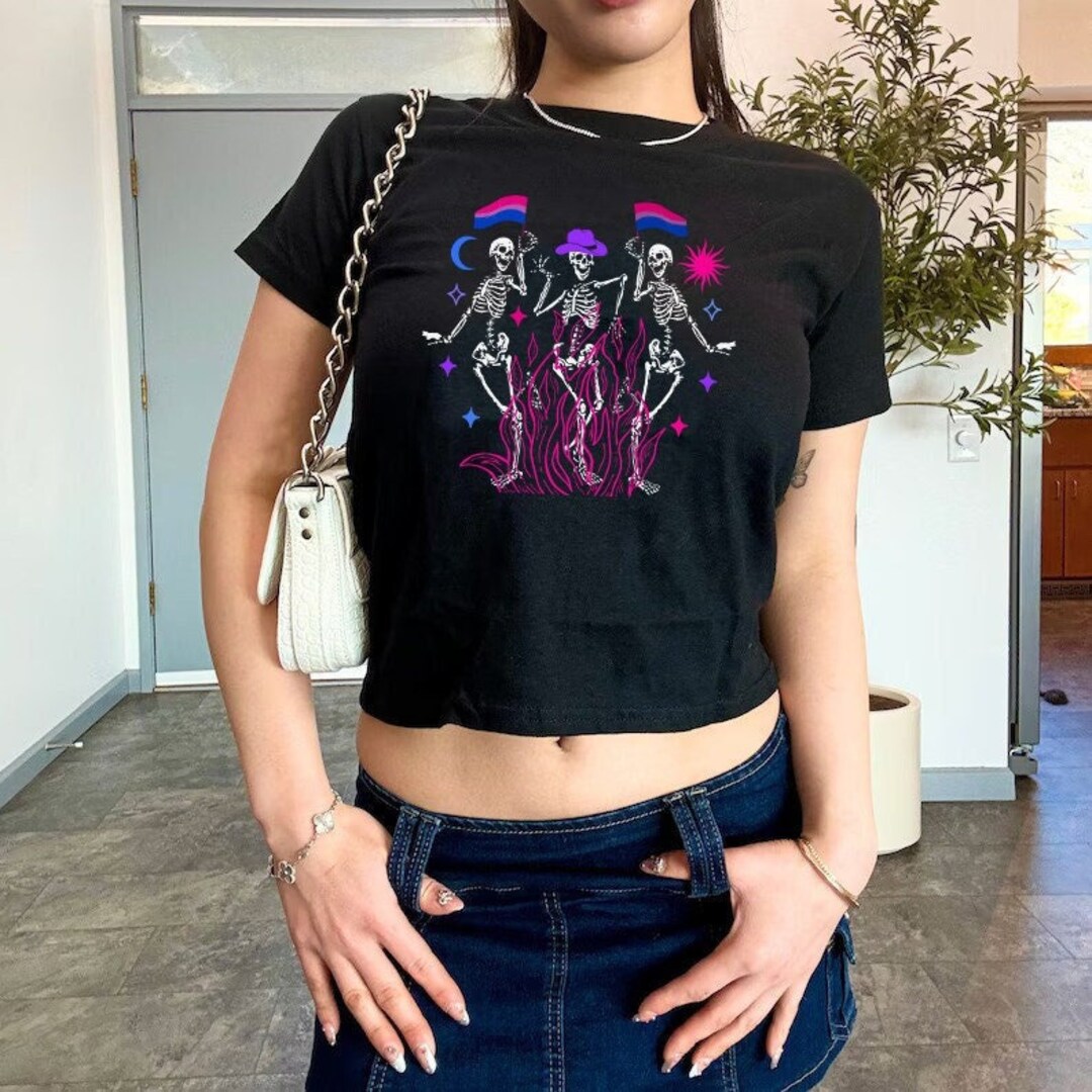 Subtle Bi Pride | Bisexual Crop | Bi Pride Shirt | Bi Clothing | Subtle ...