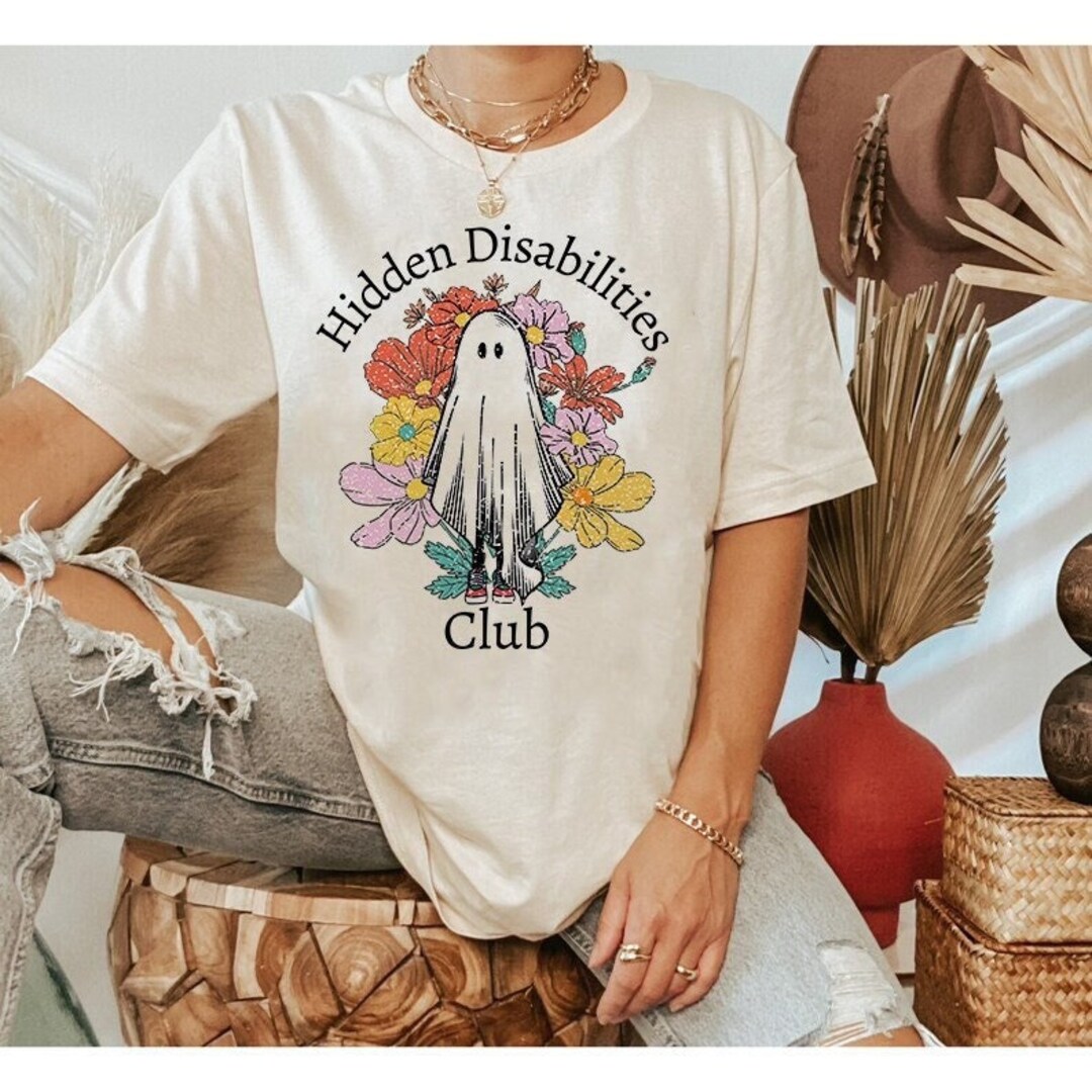 Hidden Disability Club Shirt | Invisible Illness Shirt | Disability ...
