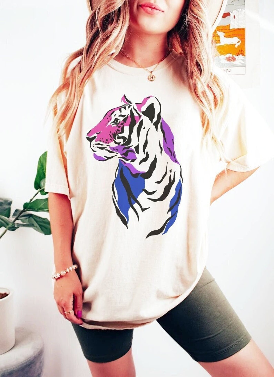 Bisexual Tiger Shirt | Subtle Bisexual | Subtle Bi Pride | Bisexual T ...