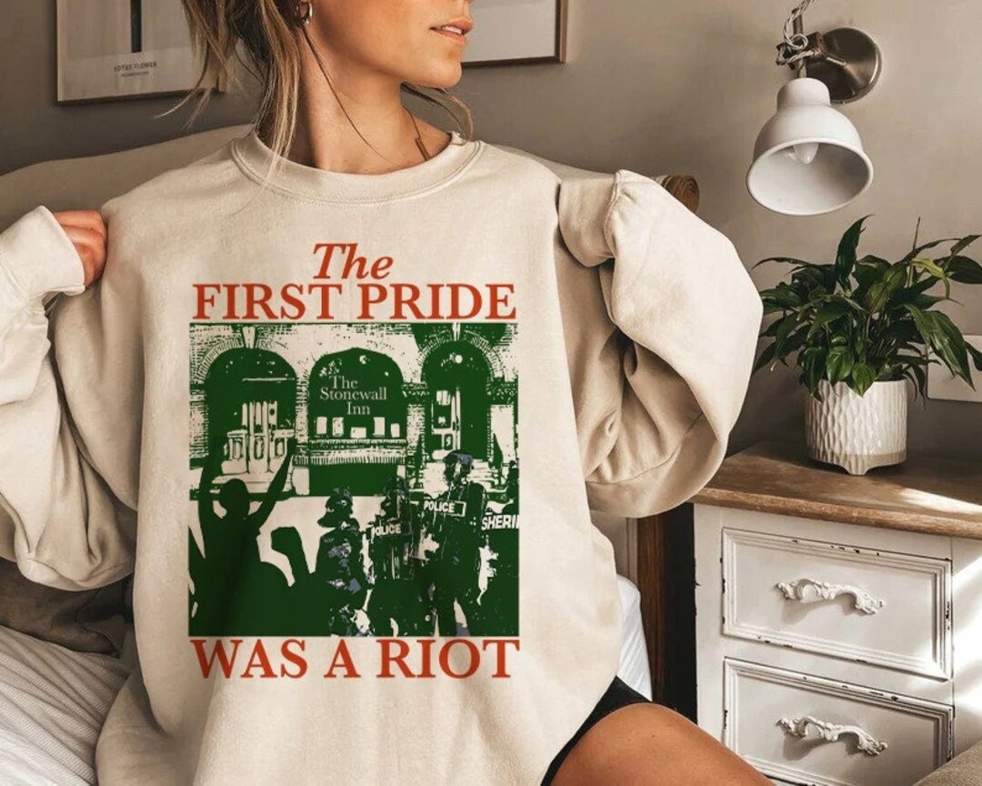 The First Pride Was a Riot Sweatshirt | Queer Riot | Queer Punk | Acab ...