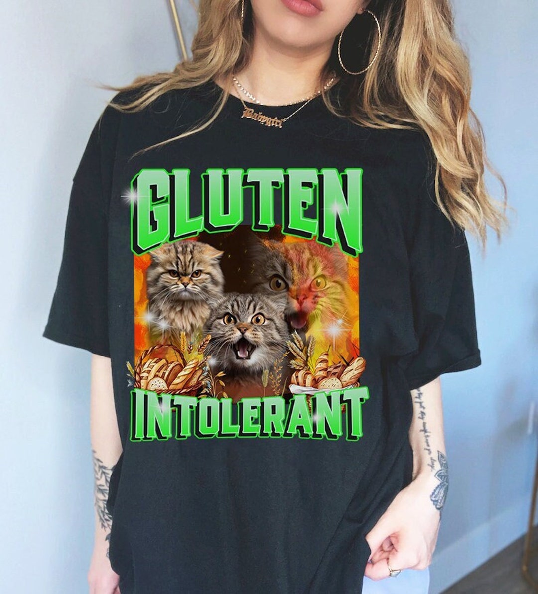 Gluten Intolerant Shirt | Celiac Disease Awareness Shirt | Funny Meme ...