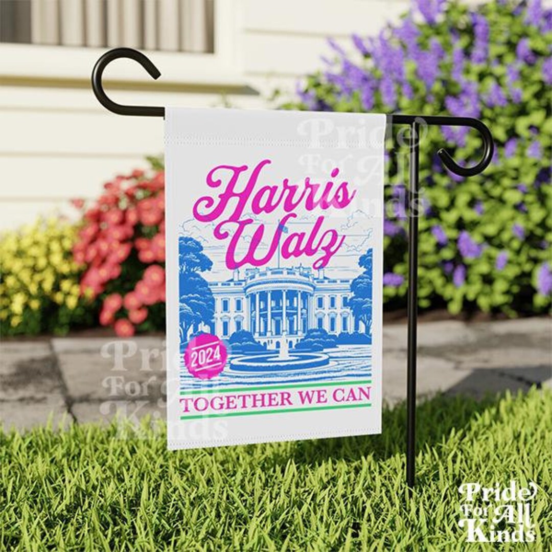 Harris Walz Garden Sign Harris Walz Yard Sign Kamala White House Vote ...