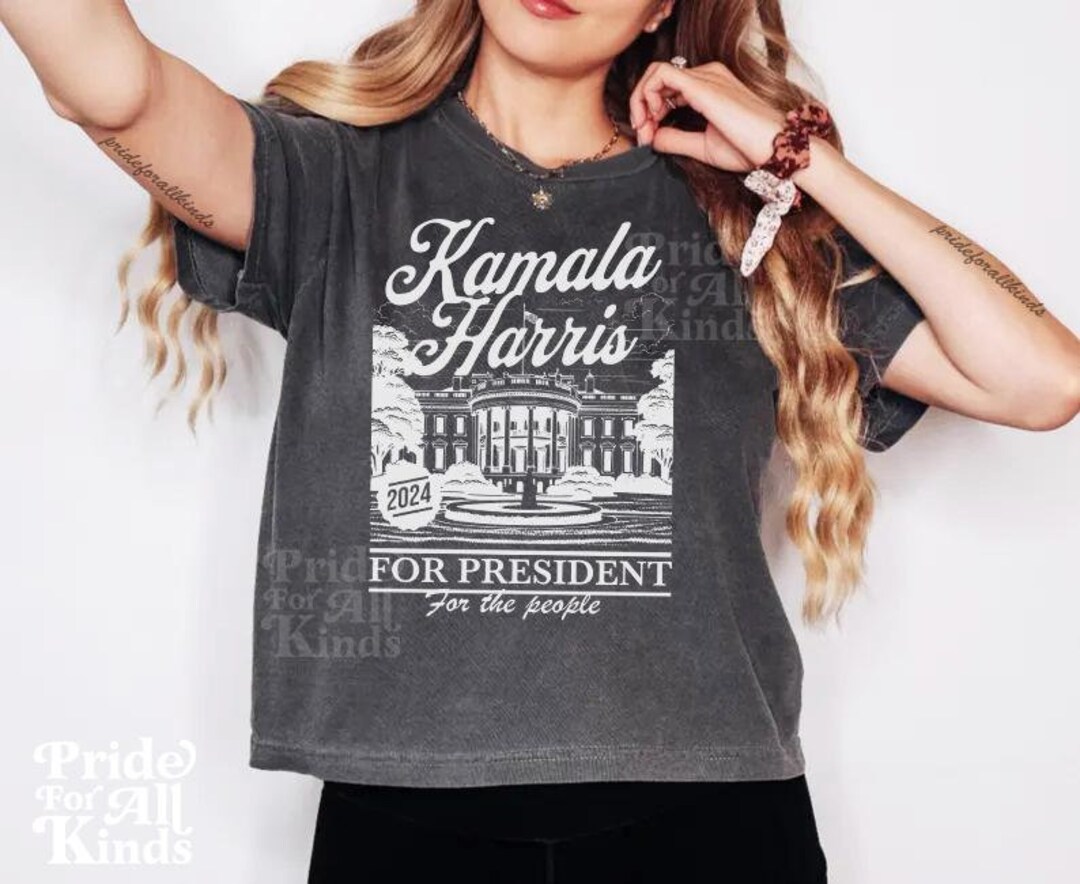 Kamala Harris Crop Top Kamala Harris Merch Madam President Madam Time ...